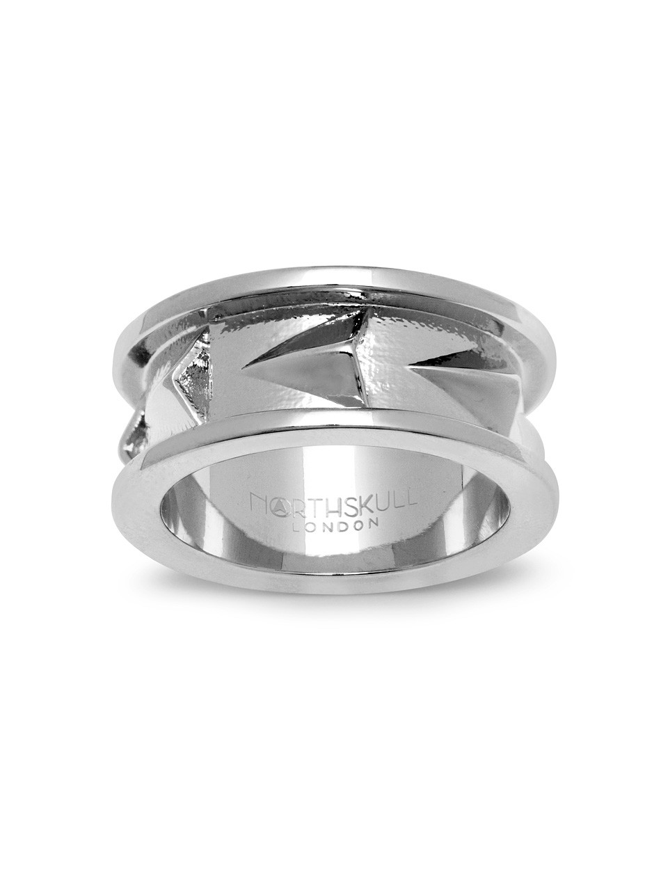 Continuity Ring in Silver, Slim Fit Silver Ring for Men
