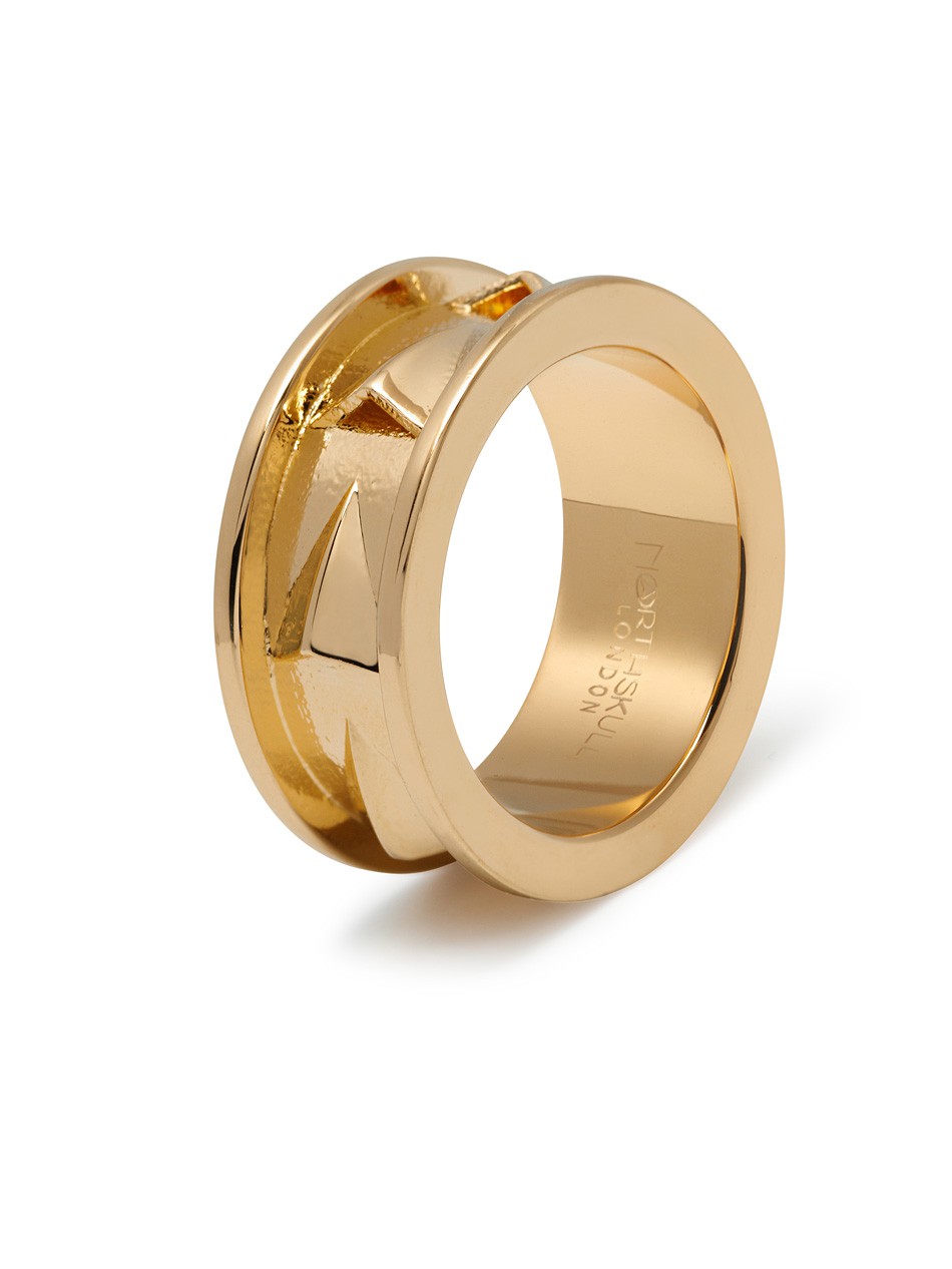 Continuity Ring in Gold, Northskull Continuity Rings for Men