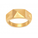 In 'n' Out Ring in Brushed Gold - AW16 Collection